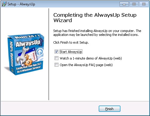 How To Install Alwaysup On Windows 201282008r27vista2003xp